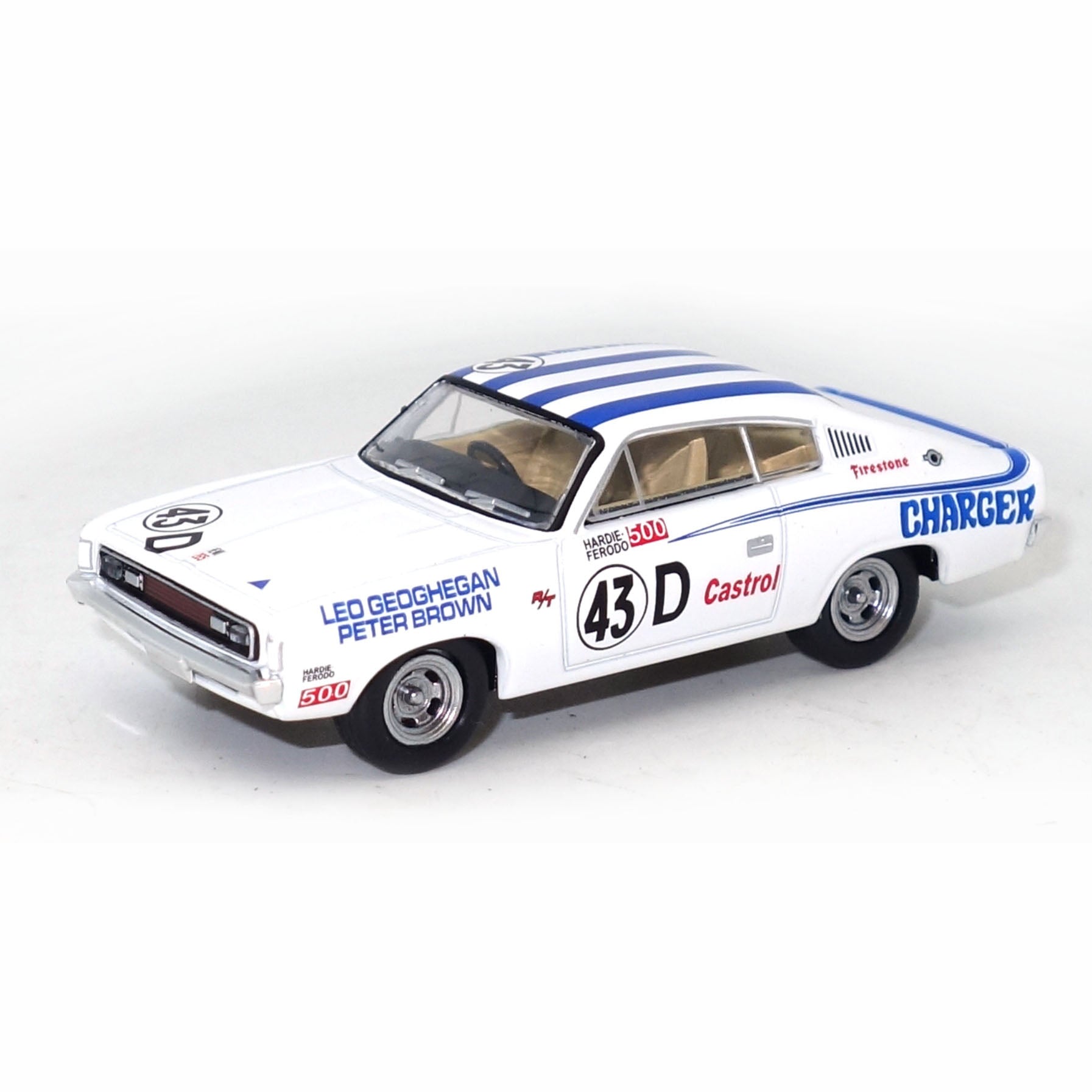 1:64 1972 E38 VALIANT CHARGER R/T - LEO GEOGHEGAN – cooee classics