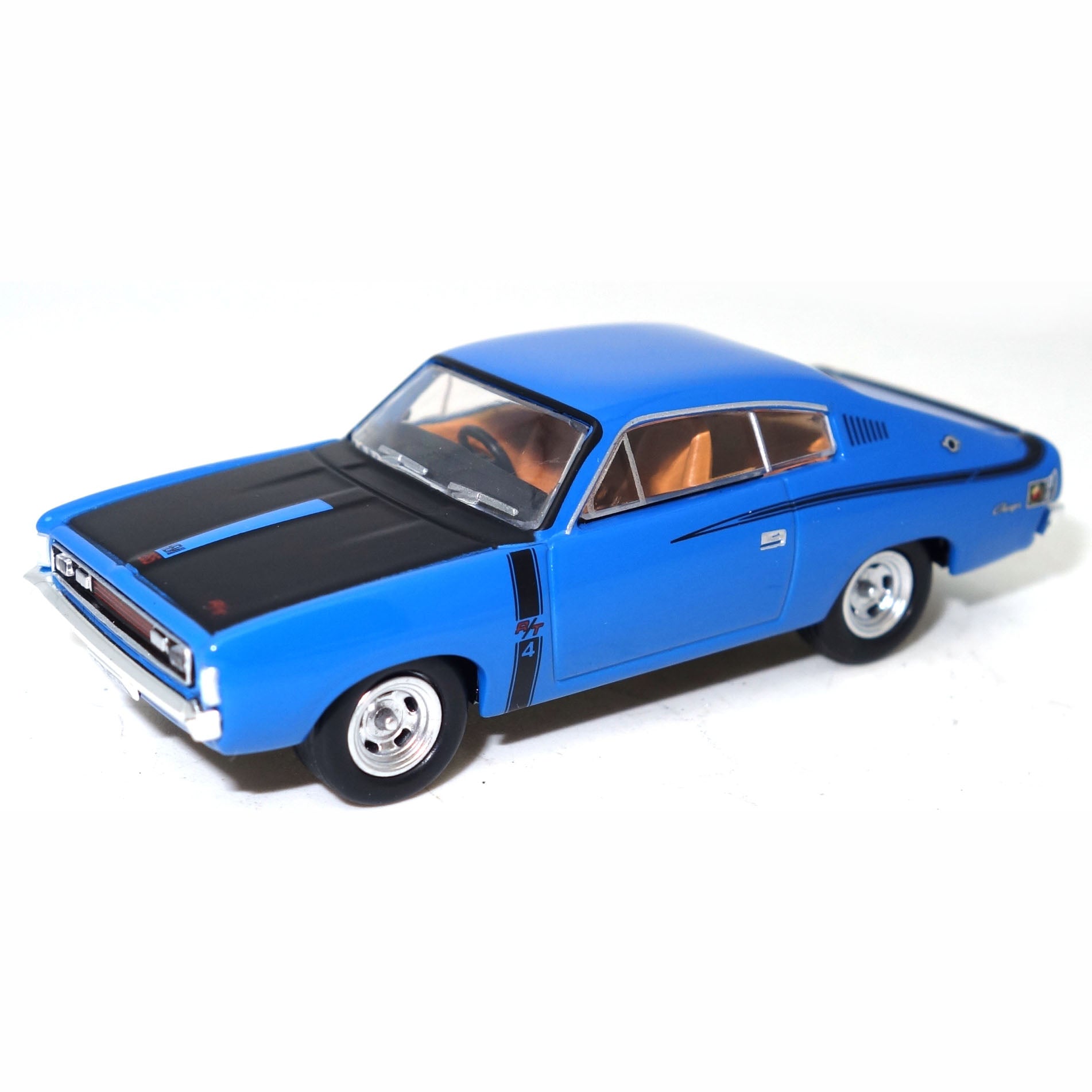 1:64 1973 E49 VALIANT CHARGER R/T - Blue – cooee classics